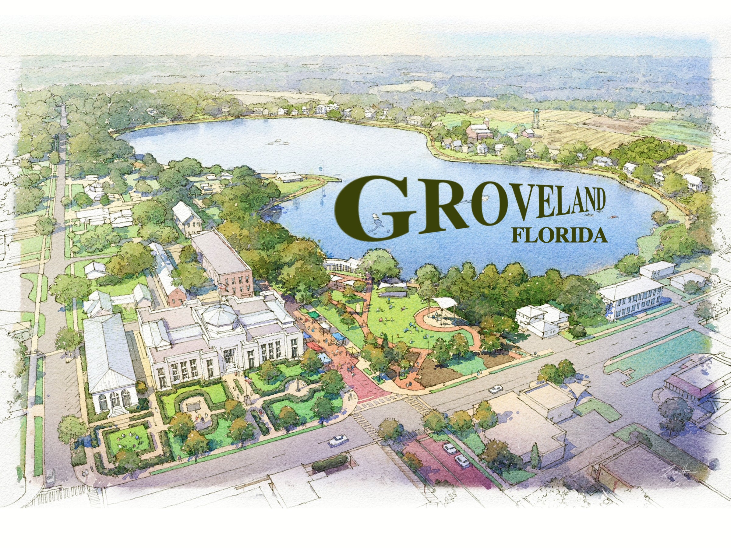 The Groveland FL Collection - Geoffrey Mouen - Liberty House Plans