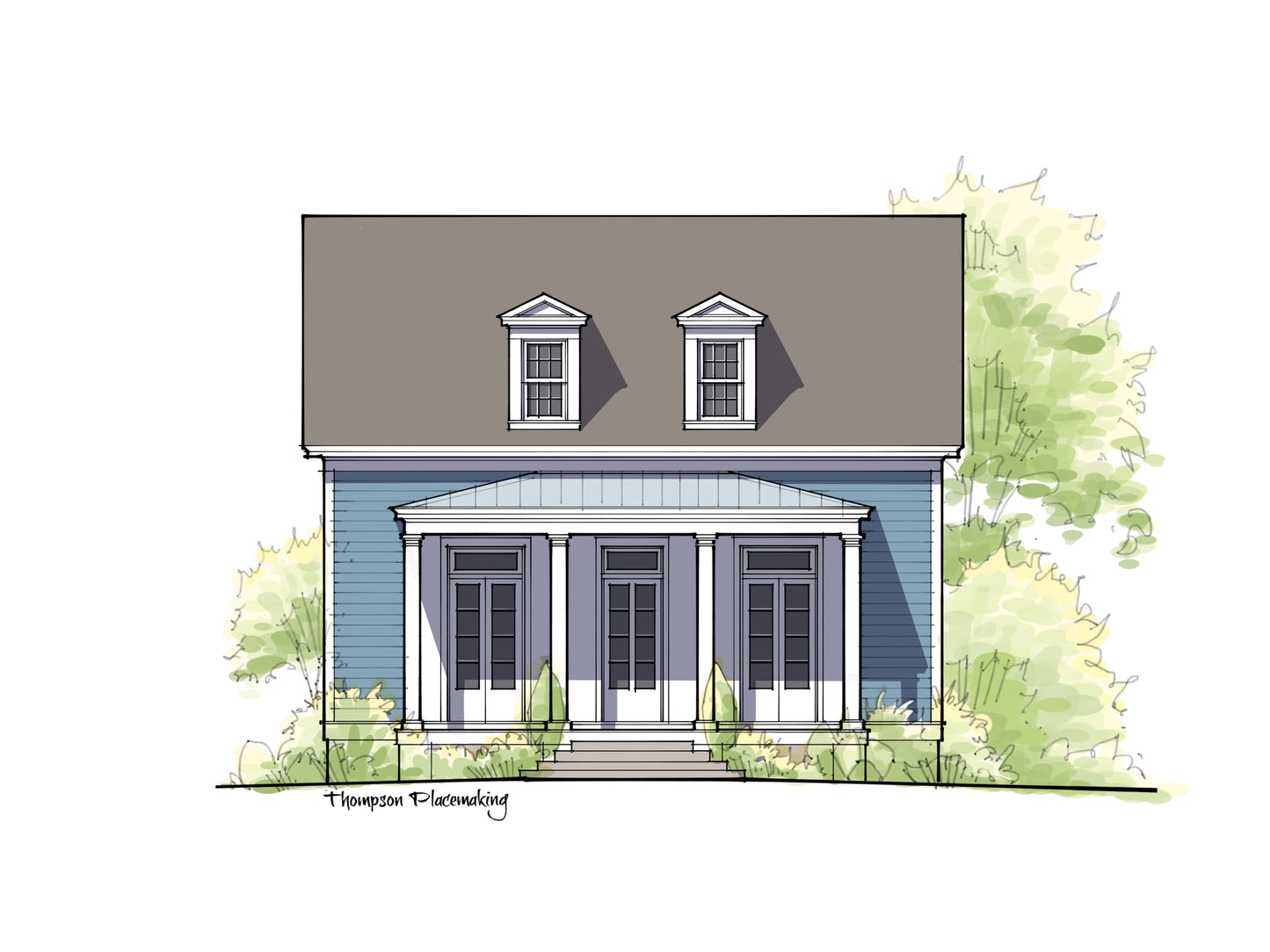 Shady Shack Classic - Thompson Placemaking - Liberty House Plans