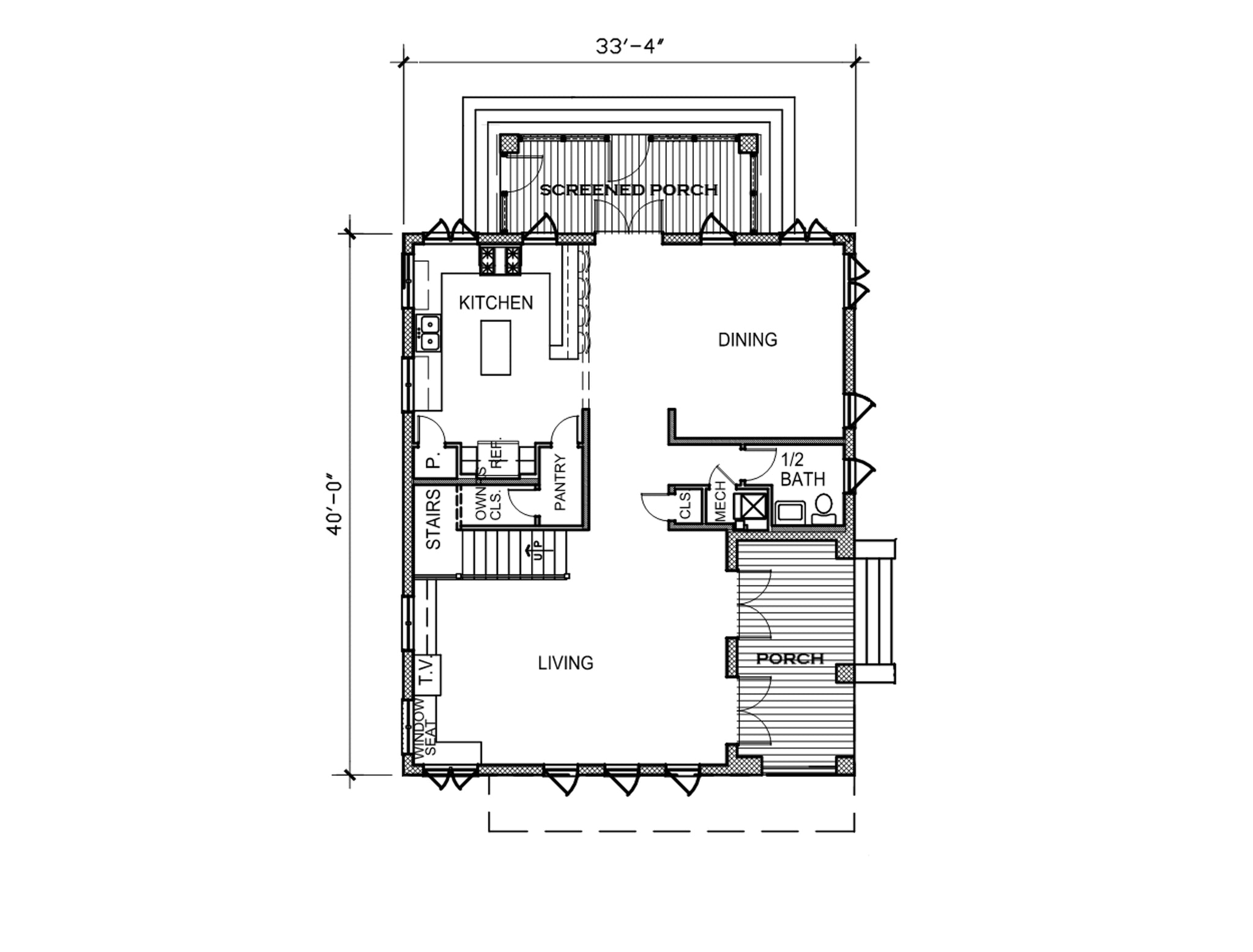 The Tucker - Architect Bruce B. Tolar - Liberty House Plans
