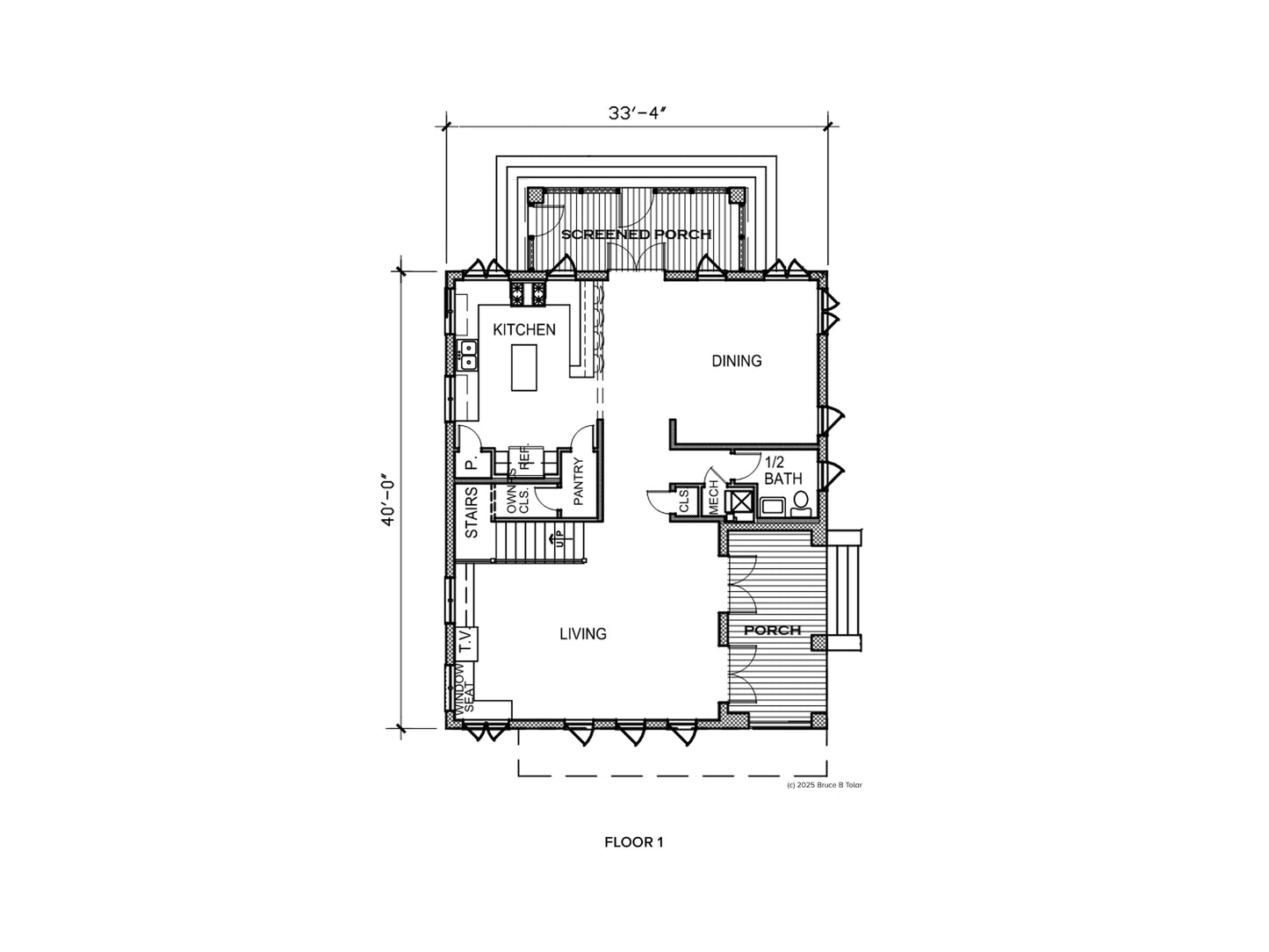 The Tucker - Architect Bruce B. Tolar - Liberty House Plans