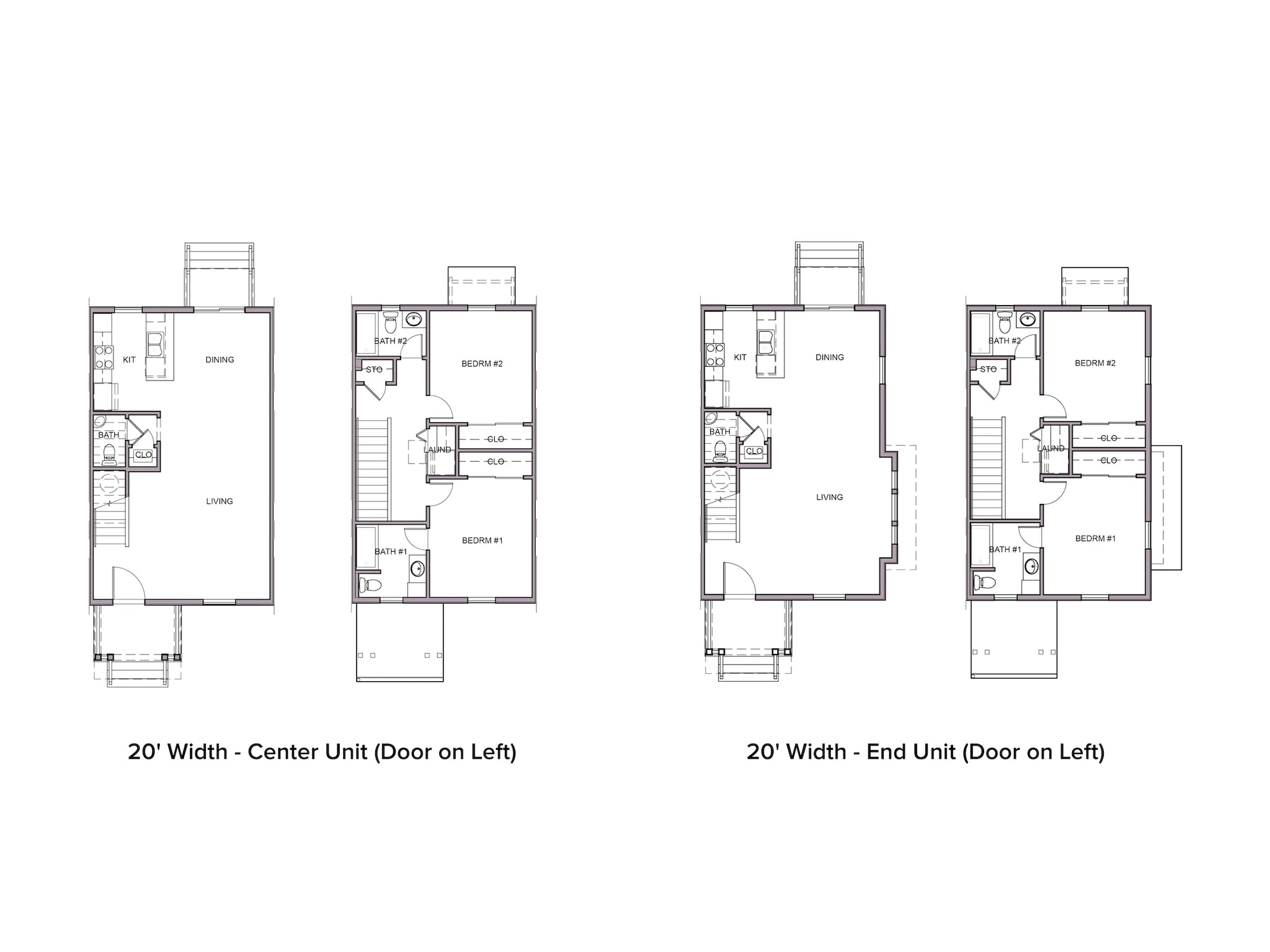 Evergreen Townhouse - David T Kim Architect - Liberty House Plans