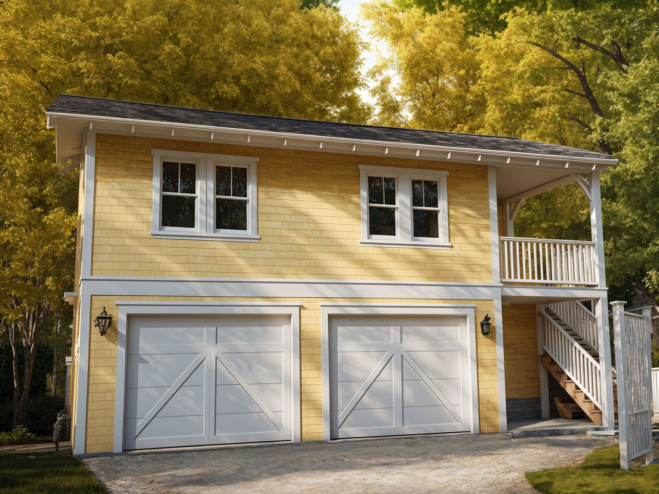 Tangerine Carriage House - Historic Shed - Liberty House Plans
