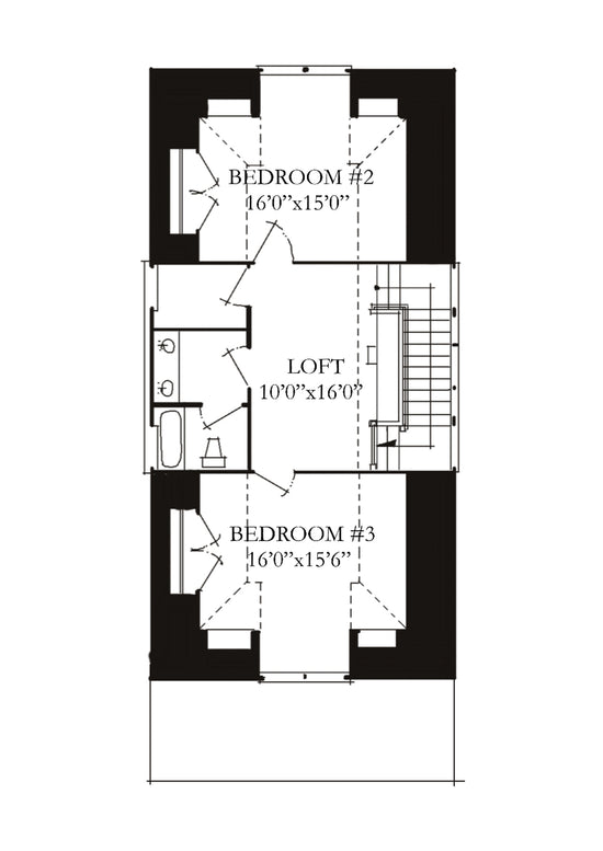 Hickory Bay - Sommer Design Studios - Liberty House Plans