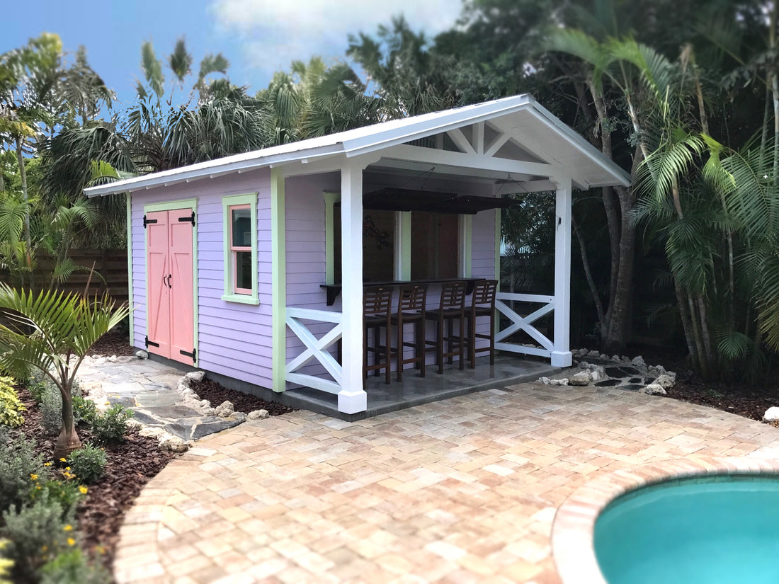 Snack Shack Pub Shed - Historic Shed - Liberty House Plans